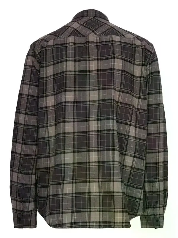 Off-White Plaid Long Sleeve Shirt