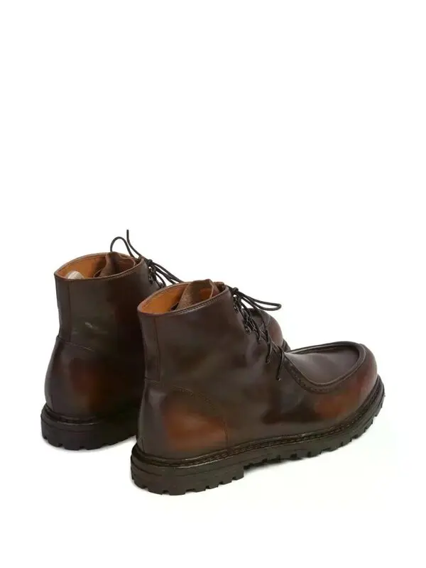 Officine Creative Round-toe Leather Boots