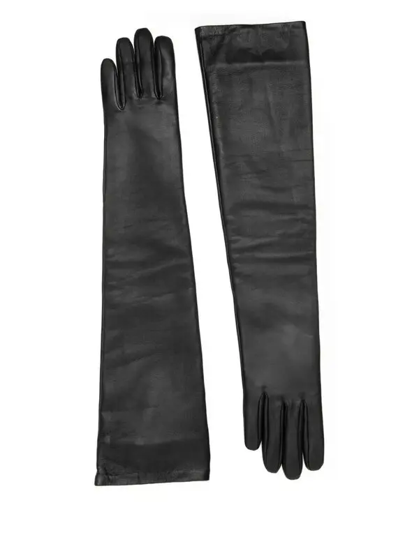 THE FRANKIE SHOP Leather Gloves - Black