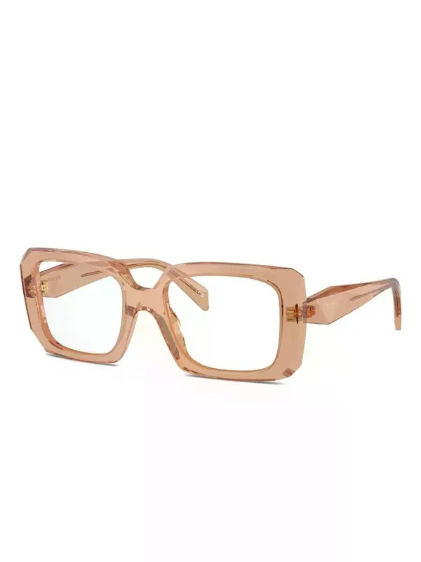 Prada Square-frame Glasses - Neutrals