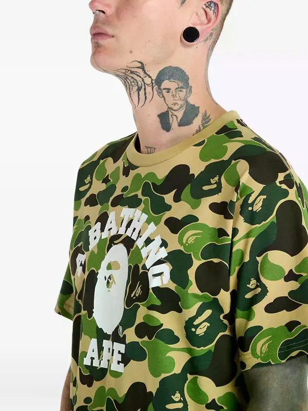 A BATHING APE Camo-print T-shirt