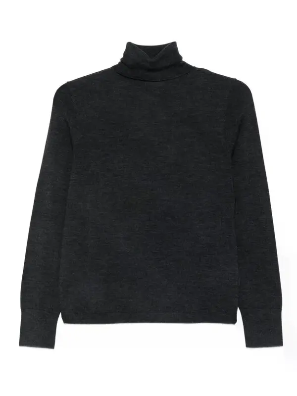 ALLUDE Roll-neck Top