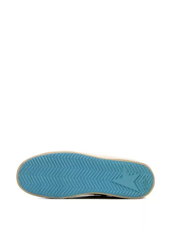 GOLDEN GOOSE Stardan Mesh-trim Sneakers - Blue