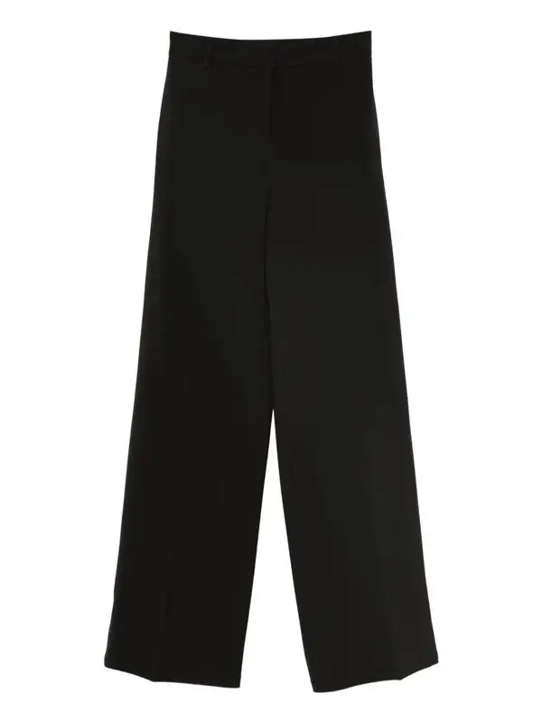 BLANCA VITA Belt-loops Trousers - Black