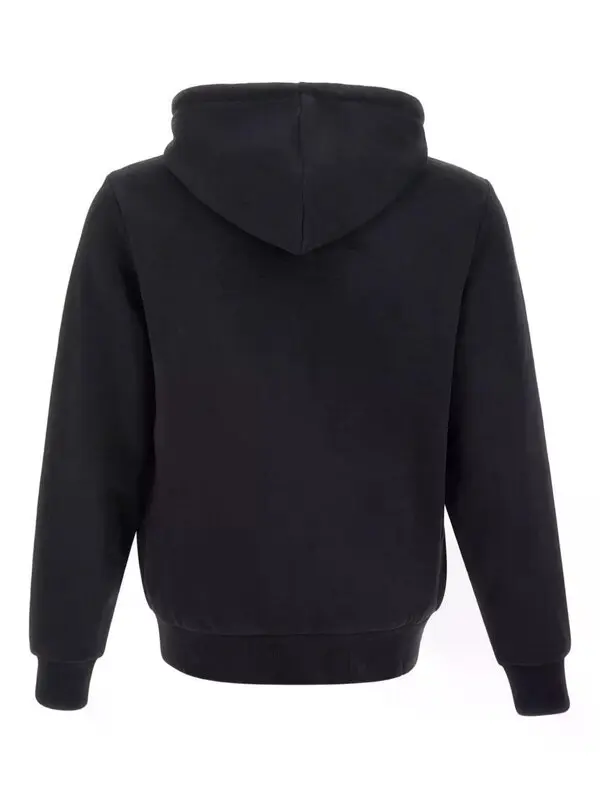 SUN 68 Cotton Zip-up Hoodie - Black