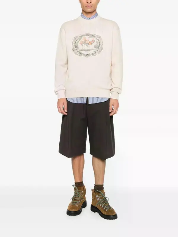 Drole De Monsieur Graphic-print Sweater