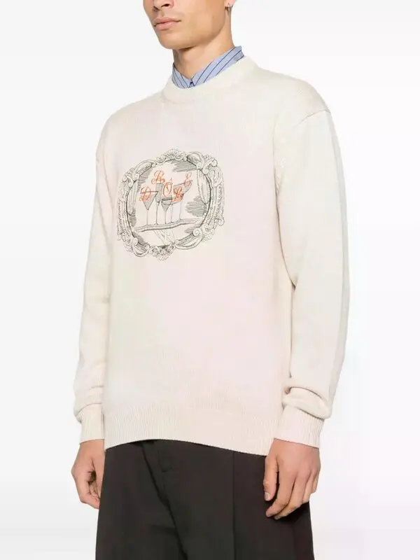 Drole De Monsieur Graphic-print Sweater