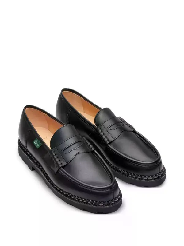 Paraboot Reims Leather Loafers - Black