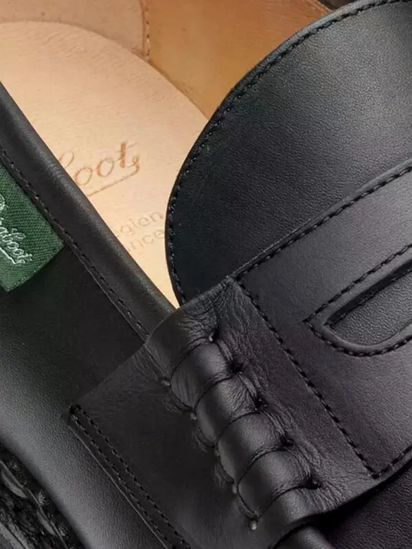 Paraboot Reims Leather Loafers - Black