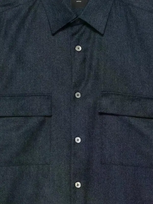 XACUS Pocket-chest Wool Shirt