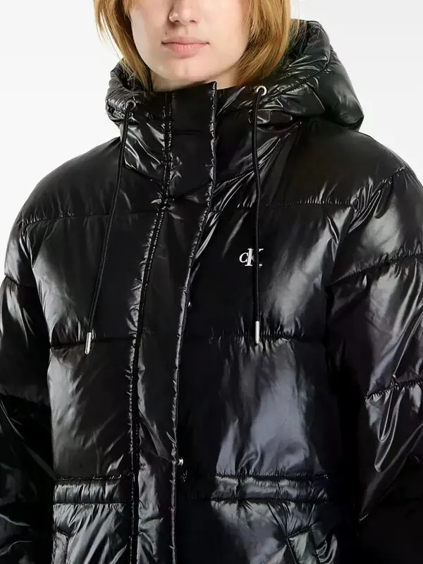 Calvin Klein Long-sleeve Quilted Coat