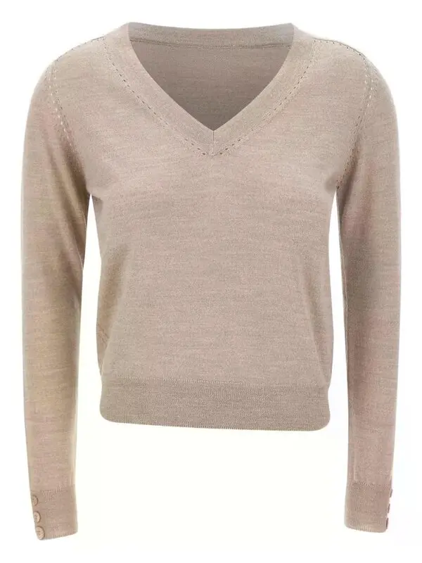 Liu Jo V-neck Wool Pullover