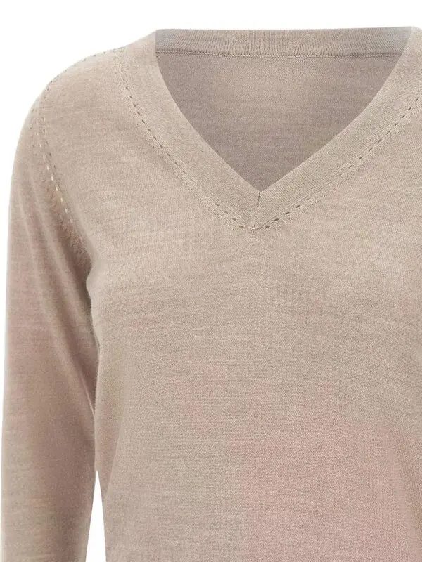 Liu Jo V-neck Wool Pullover