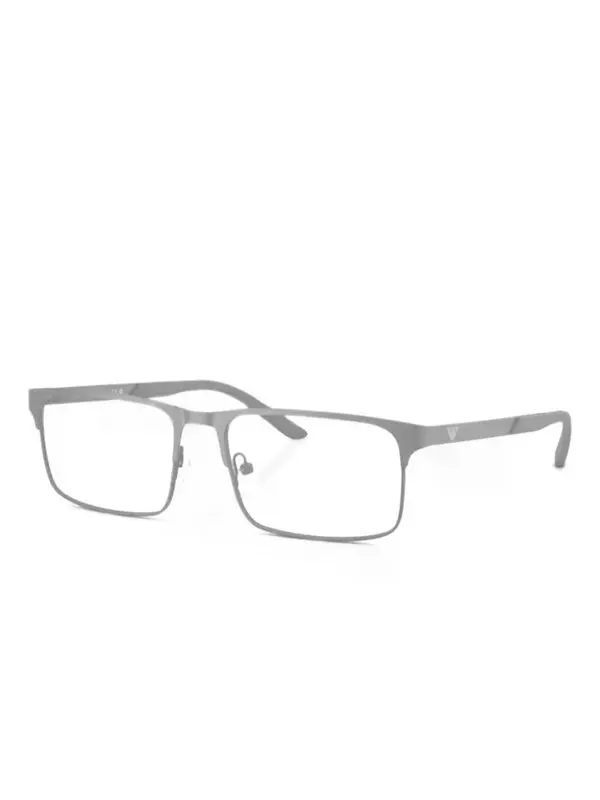 Emporio Armani Rectangle-frame Glasses - Grey