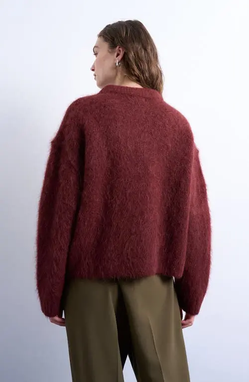 Topshop Alpaca Blend Boxy Sweater