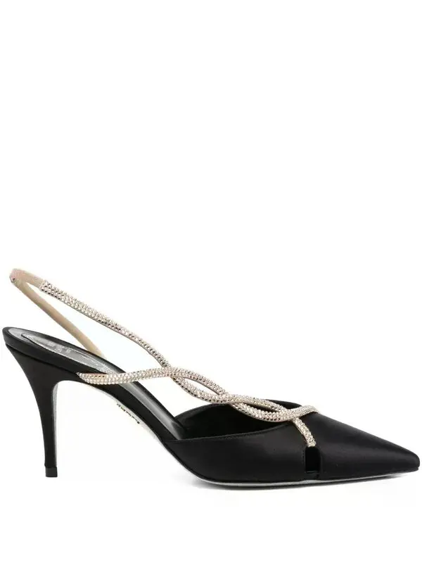 Rene Caovilla 80mm Braid Pumps
