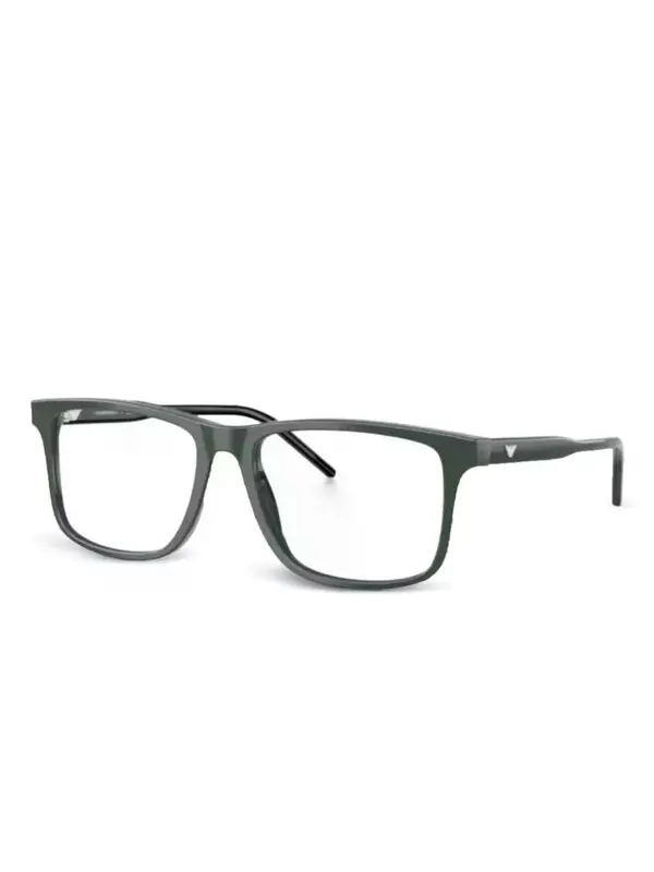Emporio Armani Square Frame Glasses - Green