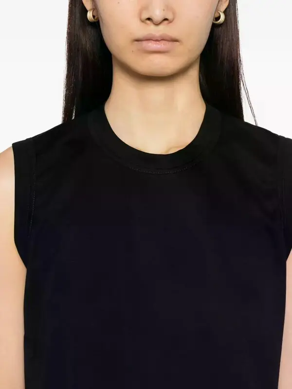 Noir Kei Ninomiya Cotton Tank Top - Black