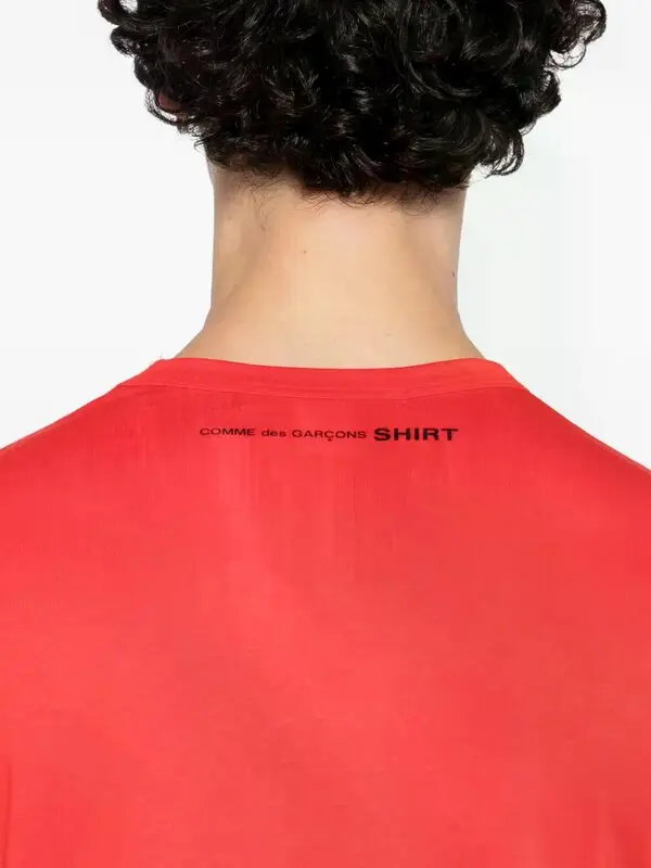 Comme Des Garçons Cotton T-shirt - Red