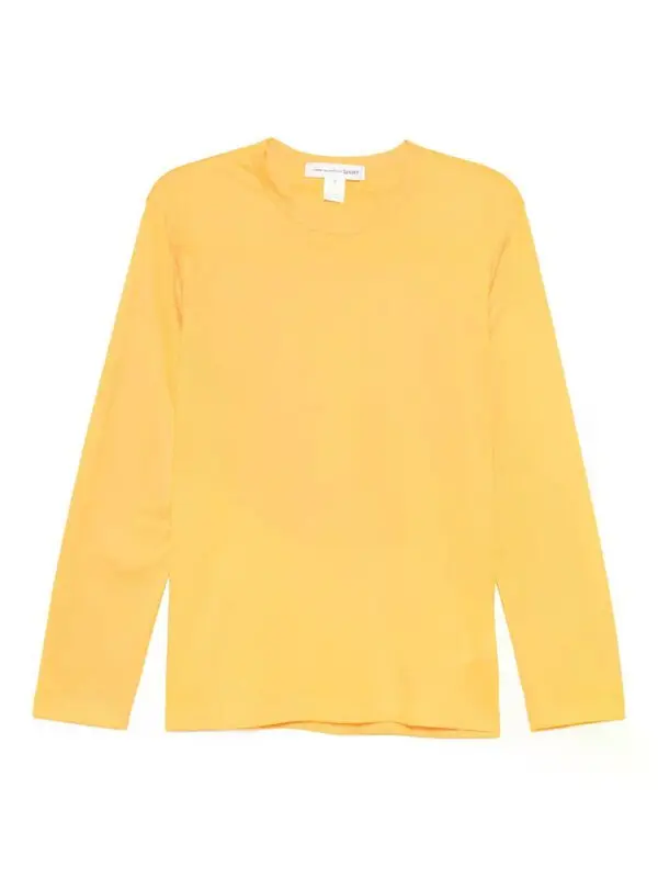 Comme Des Garçons Cotton T-shirt - Yellow