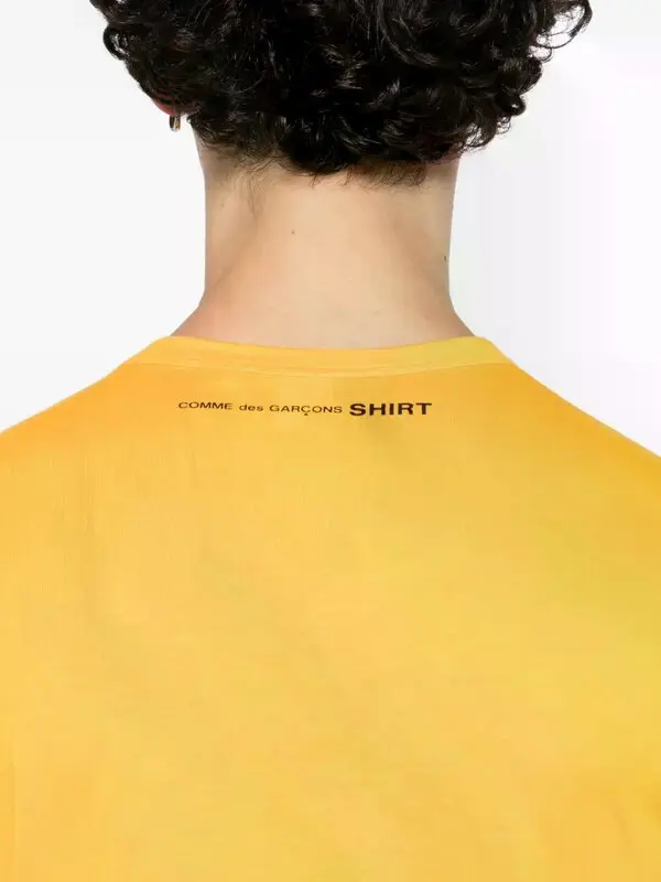 Comme Des Garçons Cotton T-shirt - Yellow
