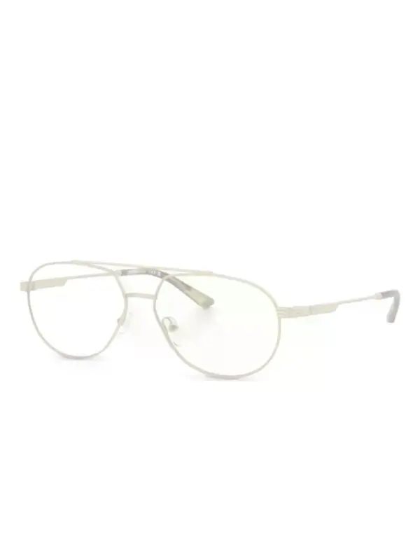 Emporio Armani Round-frame Eyeglasses - Gold