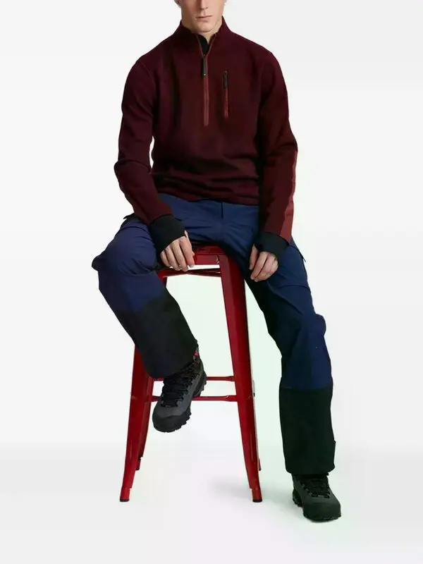 Aztech Mountain Matterhorn Half-zip Sweater - Red