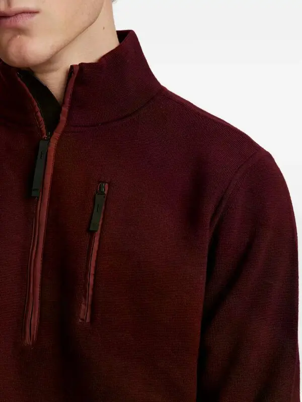 Aztech Mountain Matterhorn Half-zip Sweater - Red