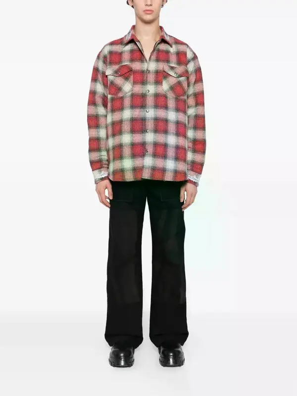 WARREN LOTAS Plaid Shirt Jacket