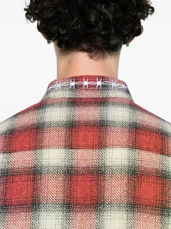 WARREN LOTAS Plaid Shirt Jacket