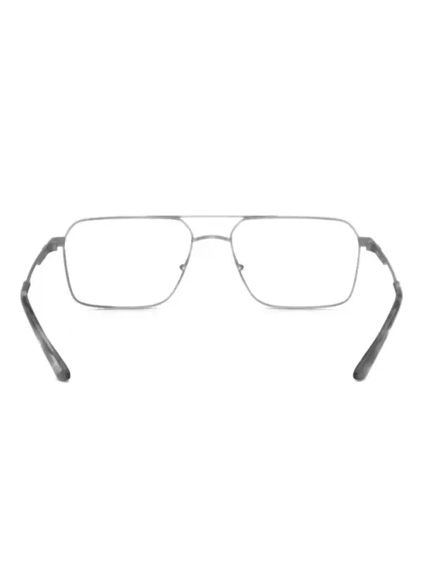 Emporio Armani Square-frame Eyeglasses - Grey