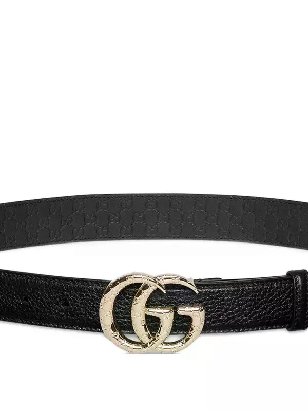 Gucci Double G Leather Belt
