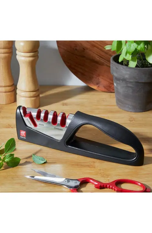 ZWILLING 4-stage Knife Sharpener With Shear Sharpener