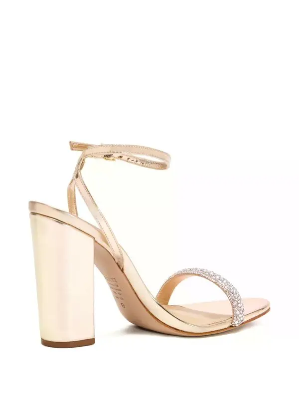 Schutz 115mm Crystal-embellished Block-heel Sandals