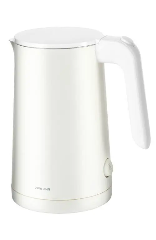ZWILLING Enfinigy 1-liter Cool Touch Electric Kettle - White