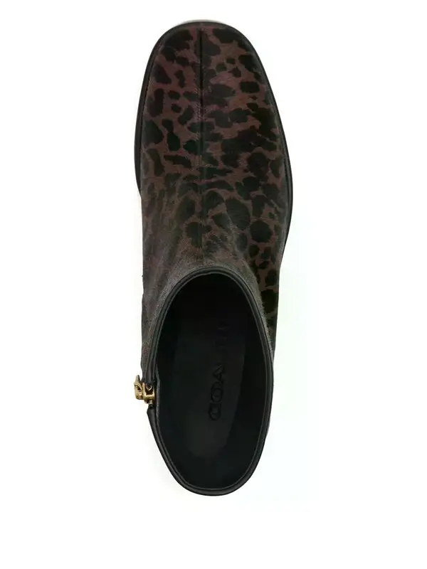 COACH Leopard-print Ankle Boots