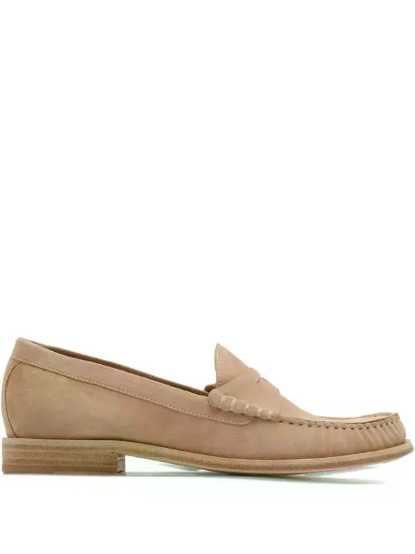 STUART WEITZMAN Suede Loafers