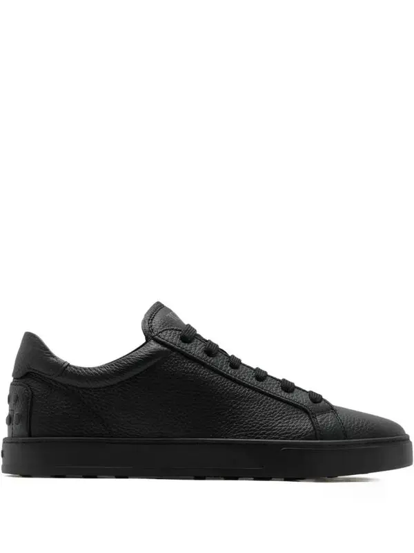 TOD'S Pebbled Sneakers - Black