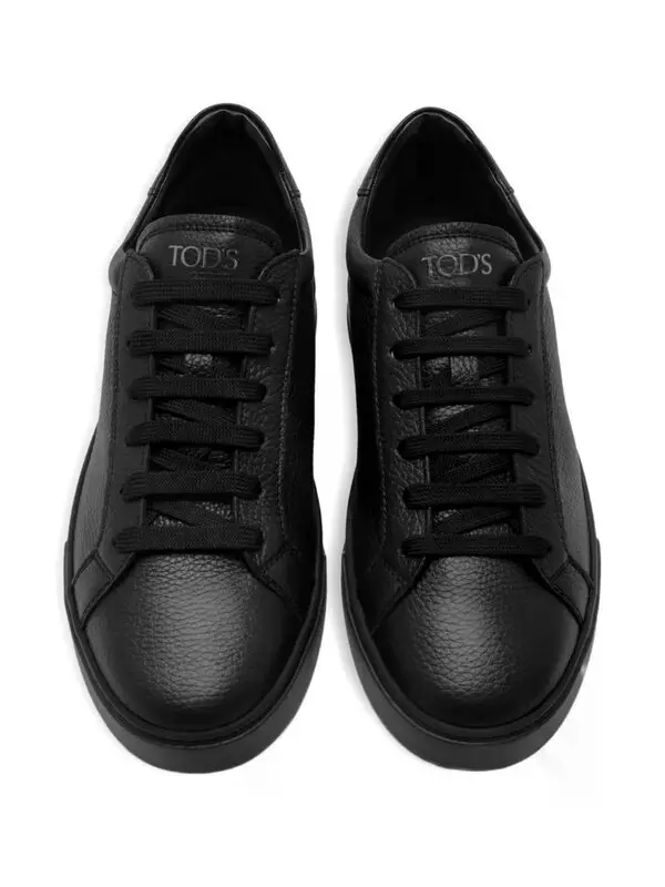 TOD'S Pebbled Sneakers - Black