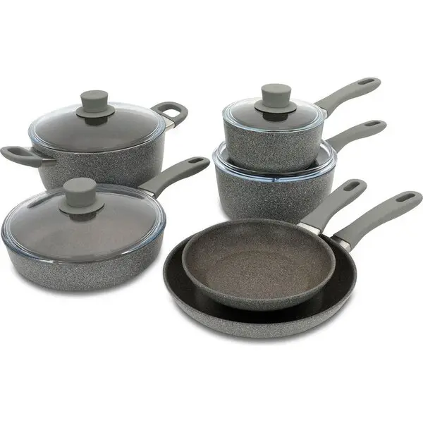 ZWILLING Parma Plus 10-piece Nonstick Cookware Set - Grey