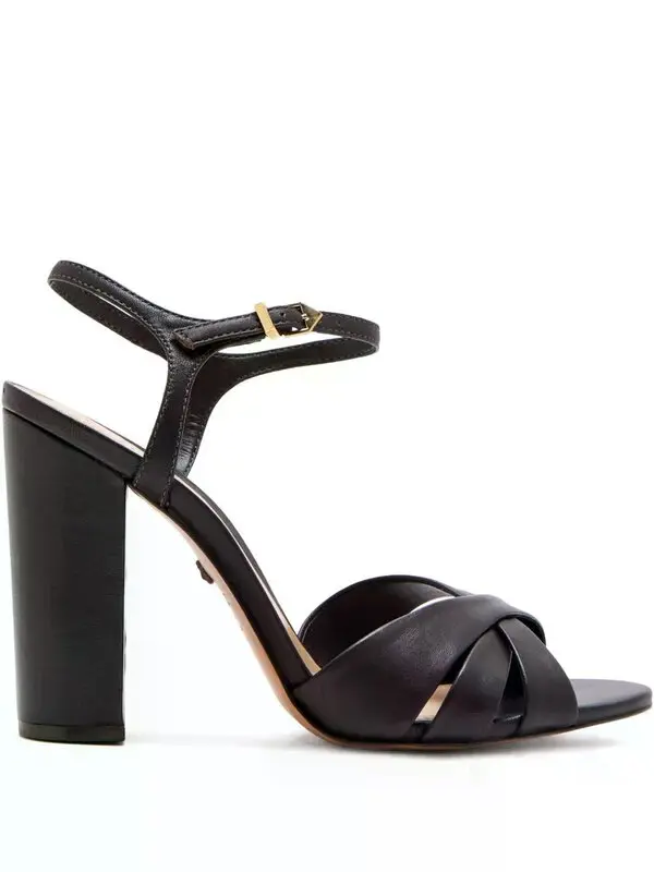 Schutz 105mm Keefa Block-heel Crossover Sandals