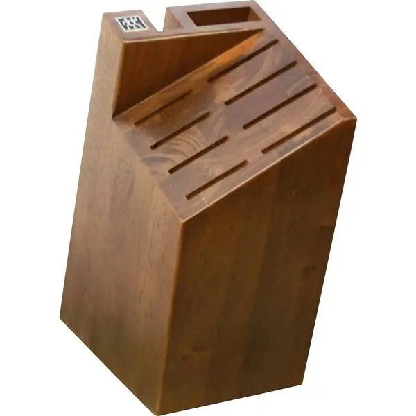 ZWILLING Pro 10-piece Knife Wood Block - Walnut