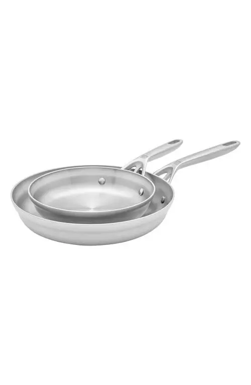 ZWILLING Motion Set Of 2 Fry Pans - Stainless Steel