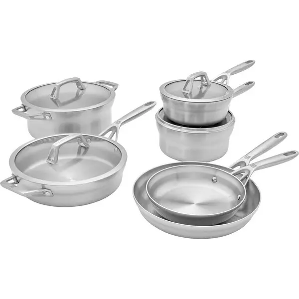 ZWILLING Motion 10-piece Cookware Set - Stainless Steel