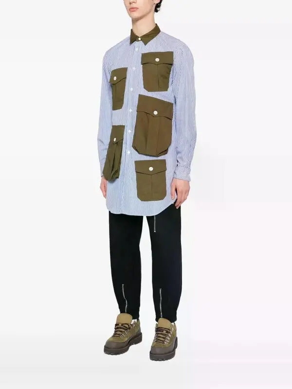 Comme Des Garçons Box-pleat Pocket Shirt