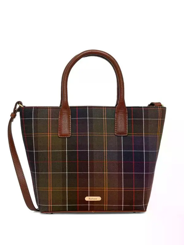 Barbour Birch Tartan-pattern Tote