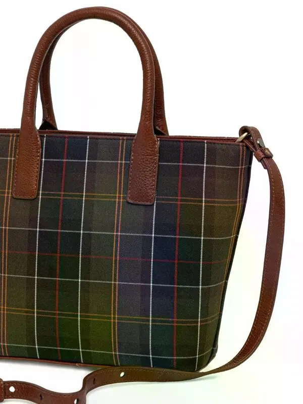Barbour Birch Tartan-pattern Tote