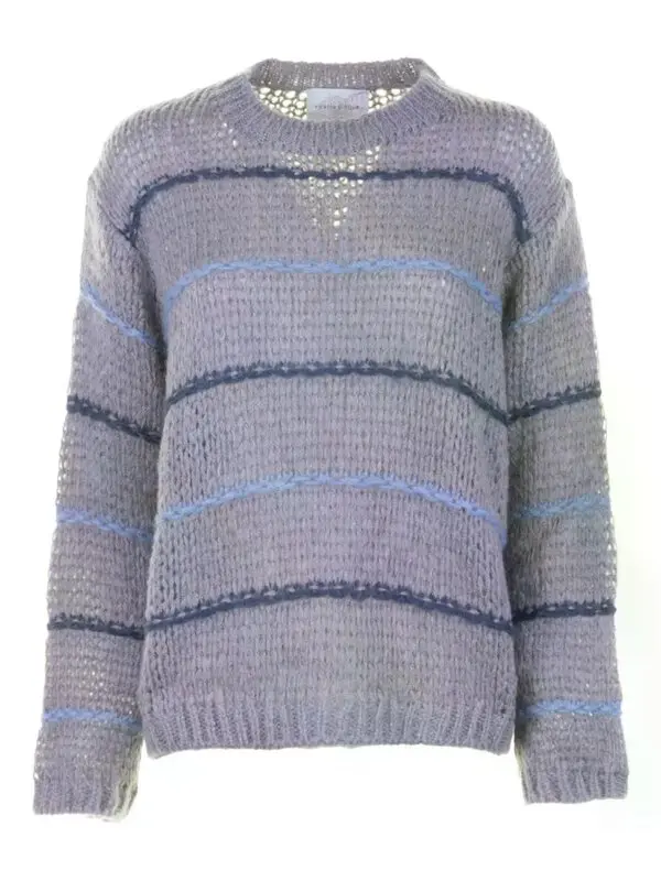 VICARIO CINQUE Striped Knit Sweater