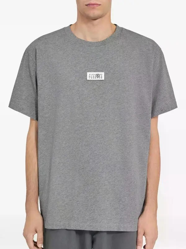 MAISON MARGIELA Numeric Cotton T-shirt - Grey
