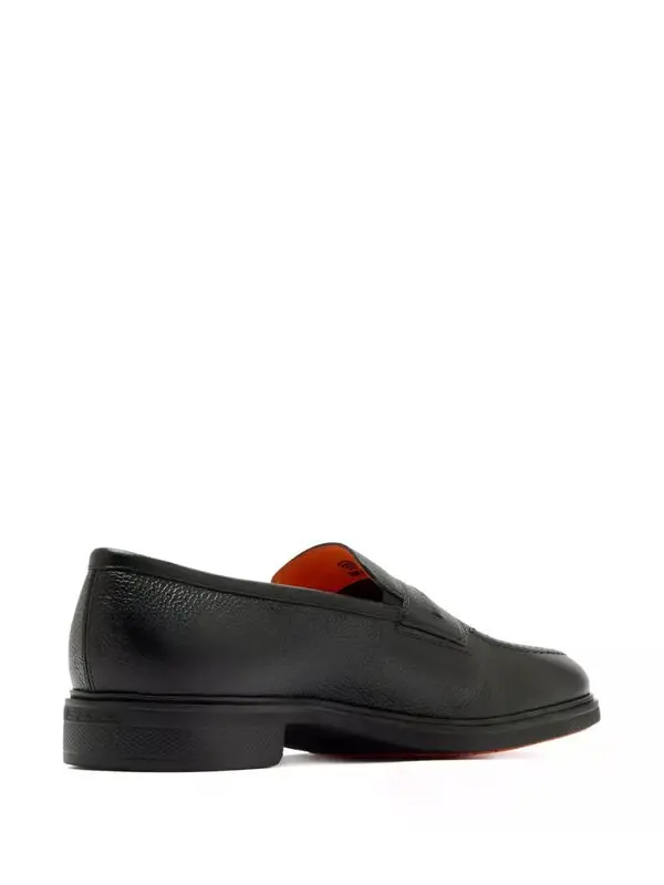 Santoni Leather Loafers
